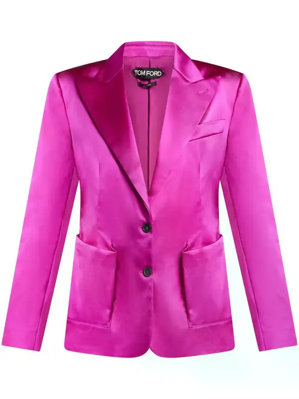 TOM FORD Single-breasted Satin Blazer