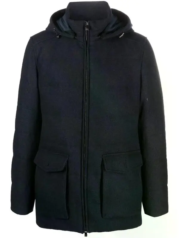 Corneliani Cargo-pocket Cashmere Padded Jacket