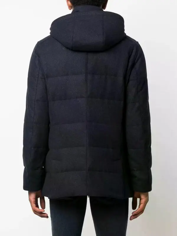 Corneliani Cargo-pocket Cashmere Padded Jacket