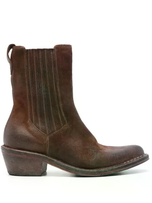 Moma 50mm Burnished Suede Chelsea Boots
