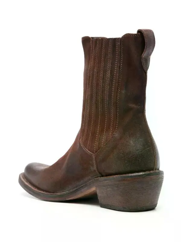 Moma 50mm Burnished Suede Chelsea Boots
