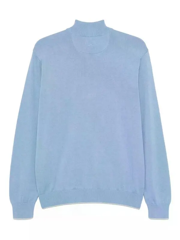 Paul & Shark Half-zip Polo Shirt - Blue