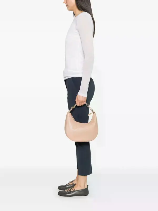 TWINSET Croissant Tote Bag - Neutrals