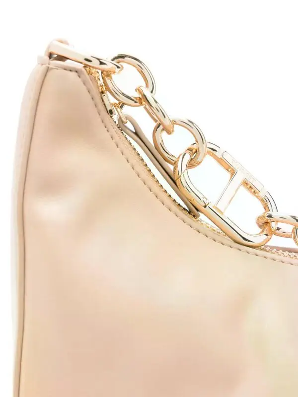 TWINSET Croissant Tote Bag - Neutrals