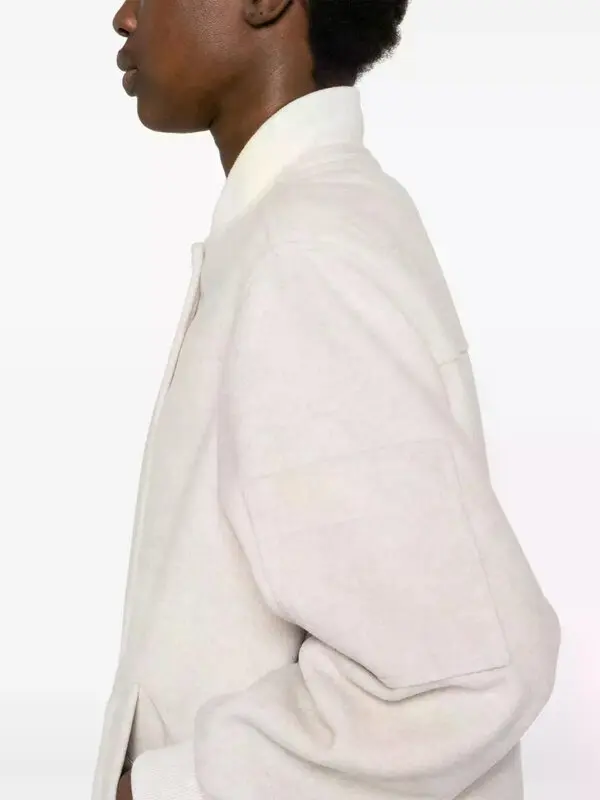 DRHOPE Brushed-effect Bomber Jacket
