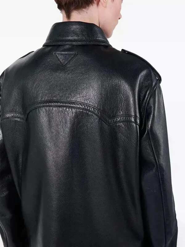 Prada Leather Biker Jacket