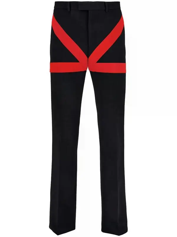 FERRAGAMO Graphic-print Tailored Trousers