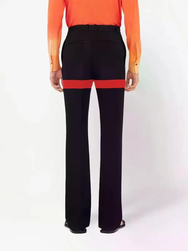 FERRAGAMO Graphic-print Tailored Trousers