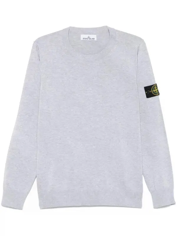 Stone Island Compass-badge Sweater - Grey