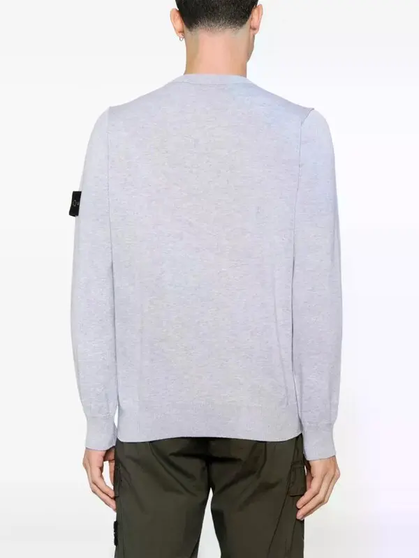 Stone Island Compass-badge Sweater - Grey