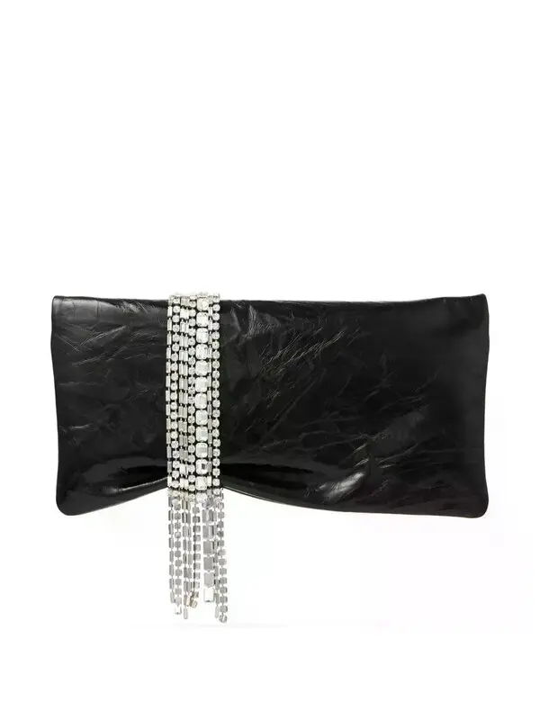 JIMMY CHOO Zandra Clutch Bag - Black
