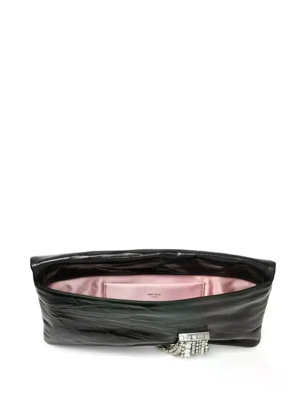 JIMMY CHOO Zandra Clutch Bag - Black