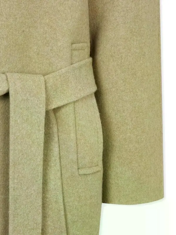 STUDIO TOMBOY High-collar Belted Wool Coat