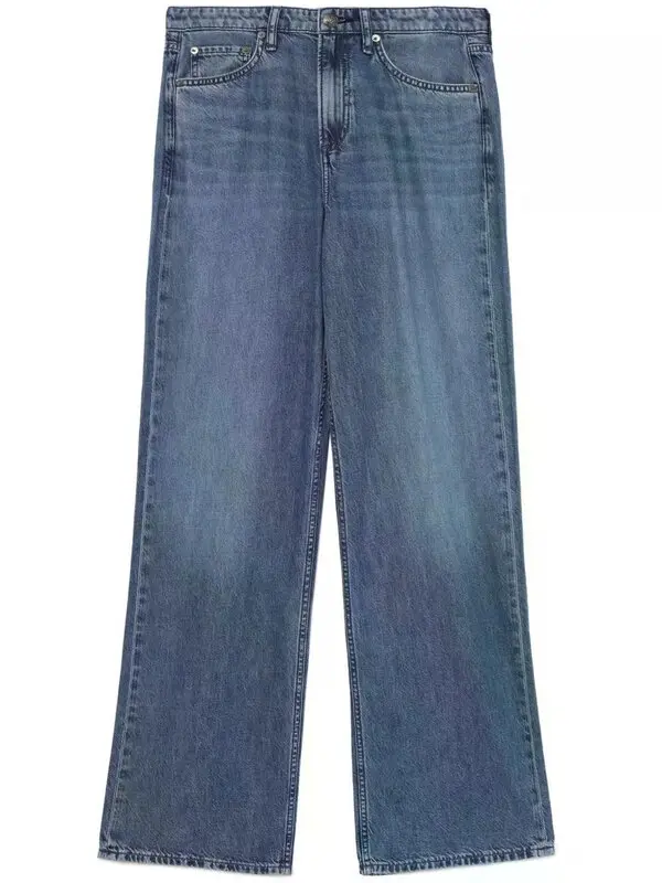 Rag & Bone Logan Wide Leg Jeans