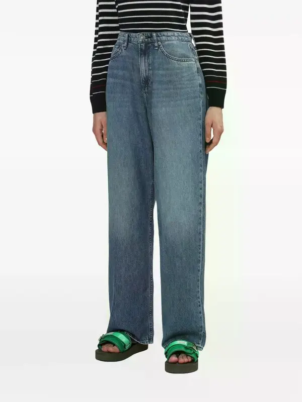 Rag & Bone Logan Wide Leg Jeans
