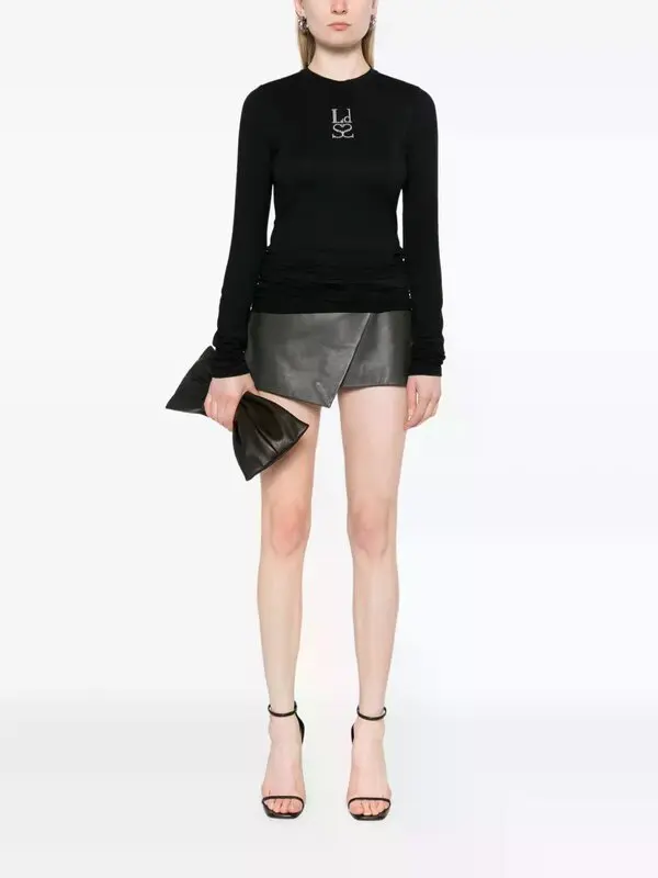 LUDOVIC DE SAINT SERNIN Long-sleeve Stud T-shirt
