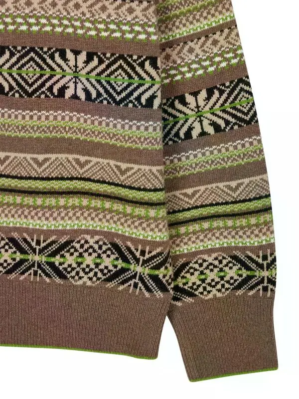 STUDIO TOMBOY Fair Isle Intarsia Knit Sweater