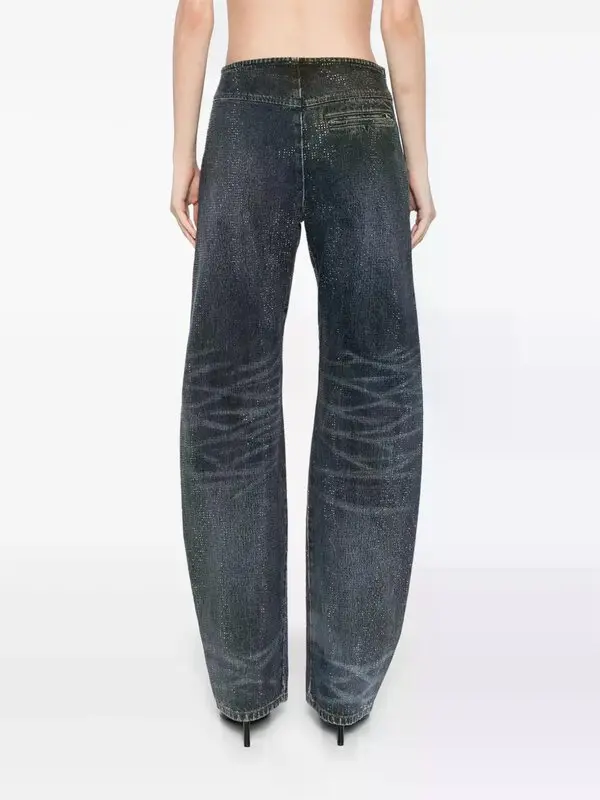 Alexander Wang Rhinestone-embellished Jeans
