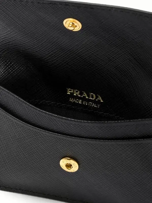 Prada Triangle-plaque Card Holder