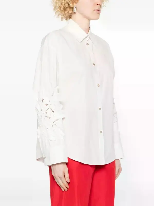FORTE_FORTE Lace-detailed Shirt
