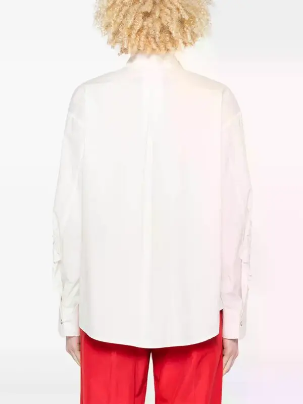 FORTE_FORTE Lace-detailed Shirt