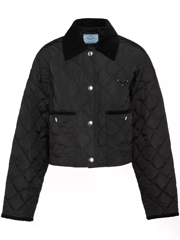 Prada Quilted Re-nylon Jacket - Black