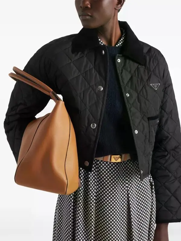 Prada Quilted Re-nylon Jacket - Black