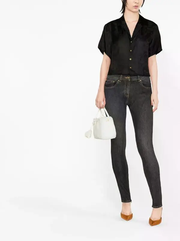 Versace Barocco Jacquard Pajama Top