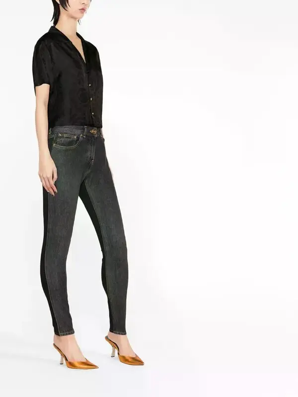 Versace Barocco Jacquard Pajama Top