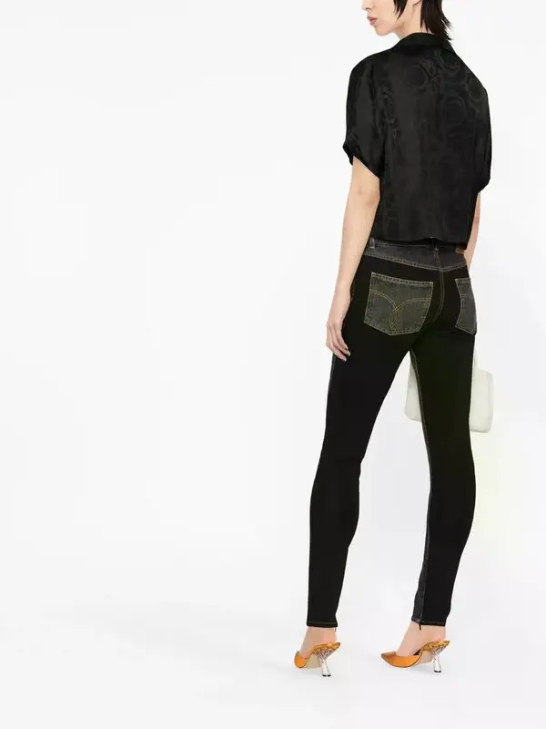 Versace Barocco Jacquard Pajama Top