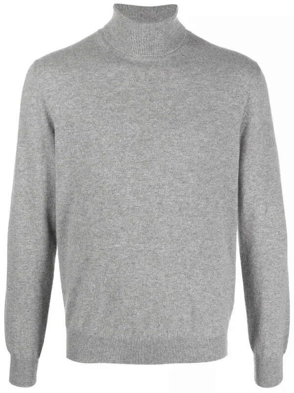 Corneliani Cashmere Roll-neck Jumper - Grey