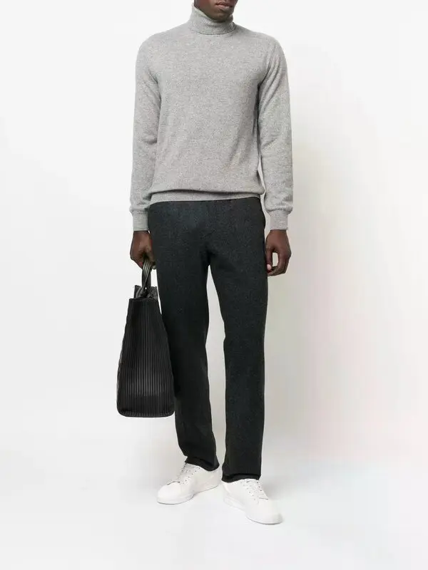 Corneliani Cashmere Roll-neck Jumper - Grey