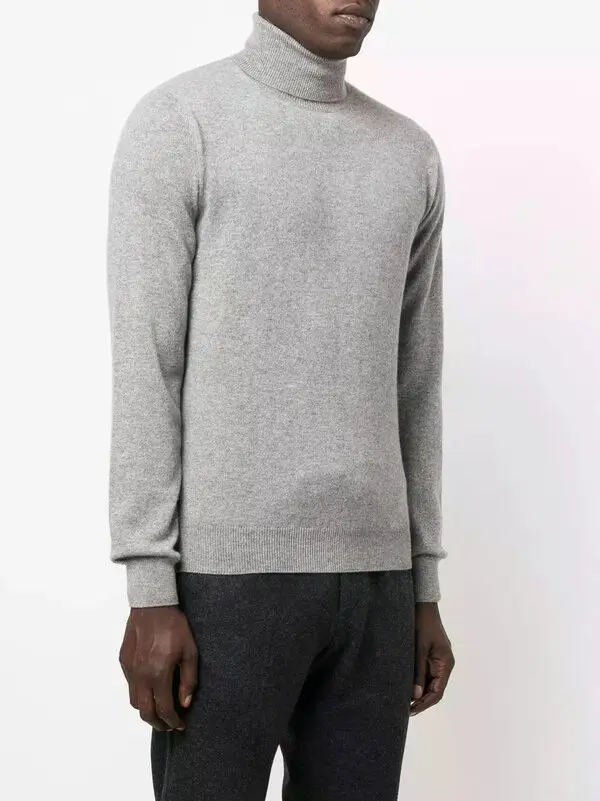 Corneliani Cashmere Roll-neck Jumper - Grey