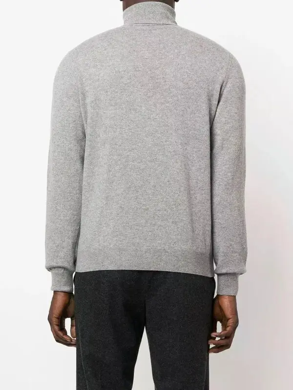 Corneliani Cashmere Roll-neck Jumper - Grey