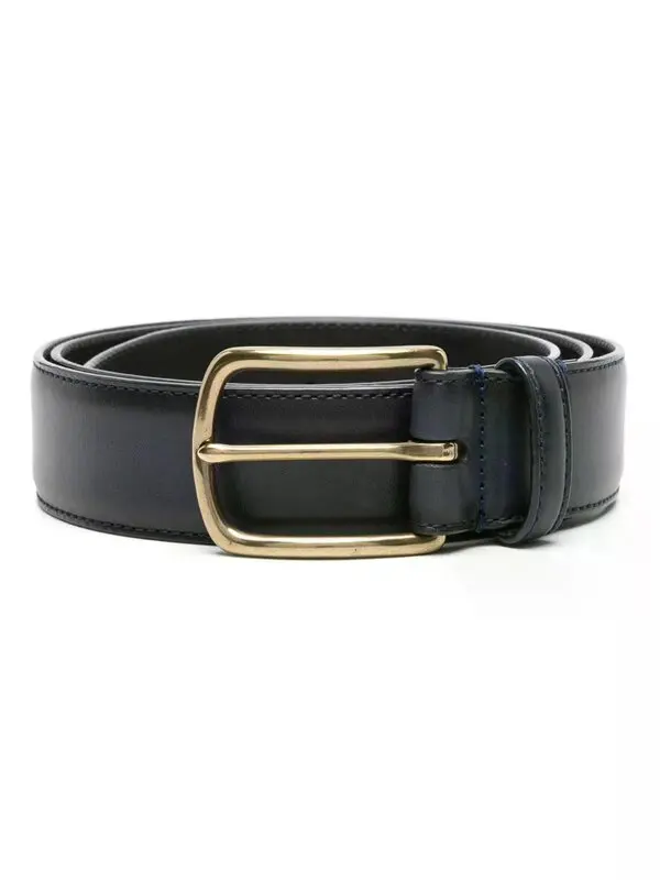 Officine Creative Buckled Leather Belt - Blue