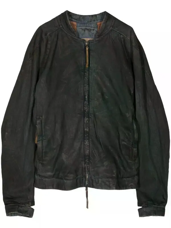 Boris Bidjan Saberi Brushed-finish Bomber Jacket