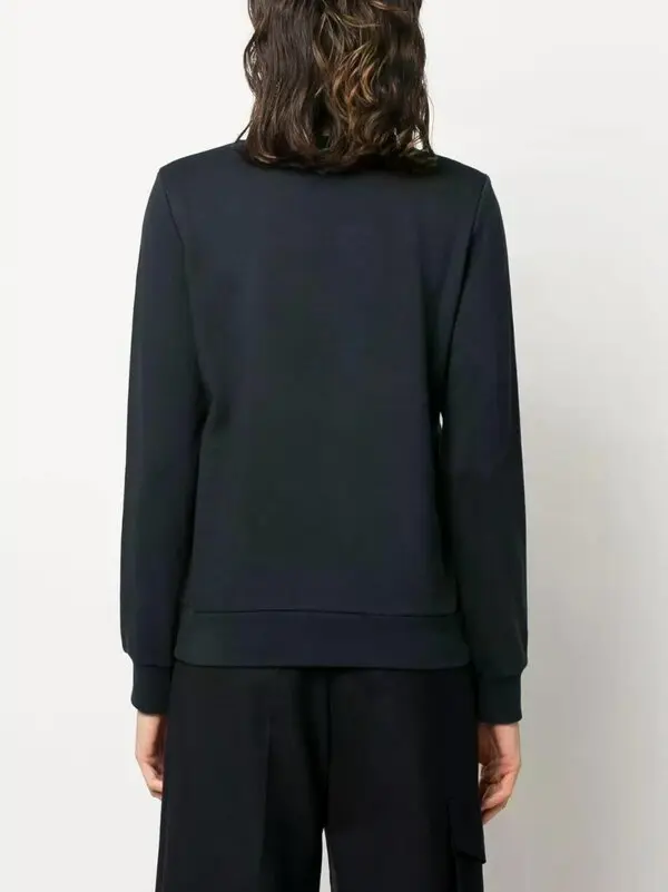 A.p.c. Logo Print Cotton Sweatshirt