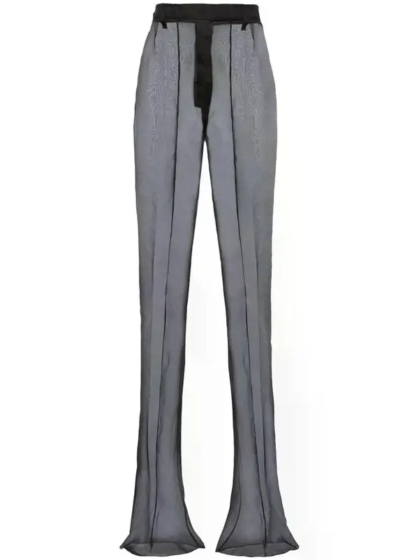 Prada Flared Organza Trousers