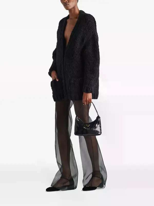Prada Flared Organza Trousers
