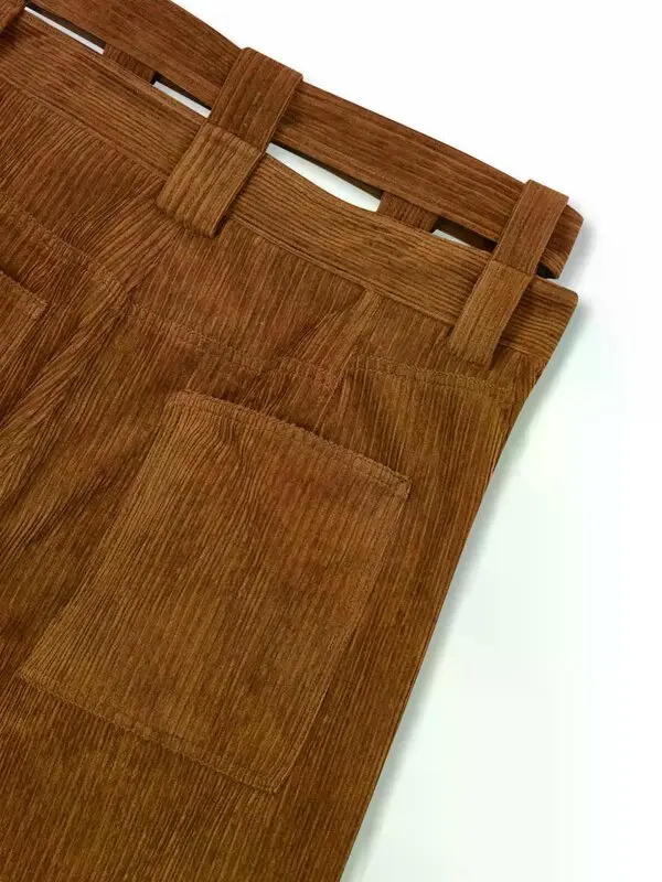 STUDIO TOMBOY Wide-leg Corduroy Trousers