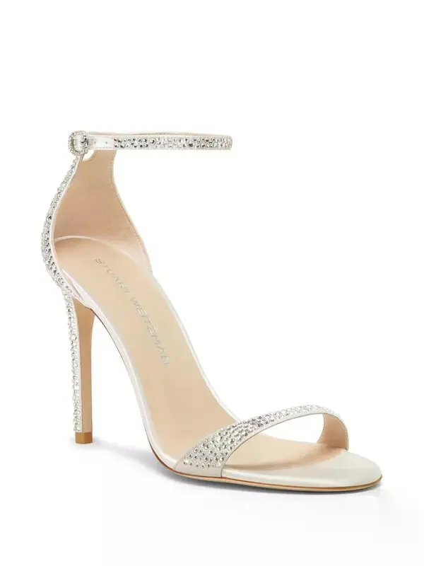 STUART WEITZMAN 100mm Nudist Shine Sandals