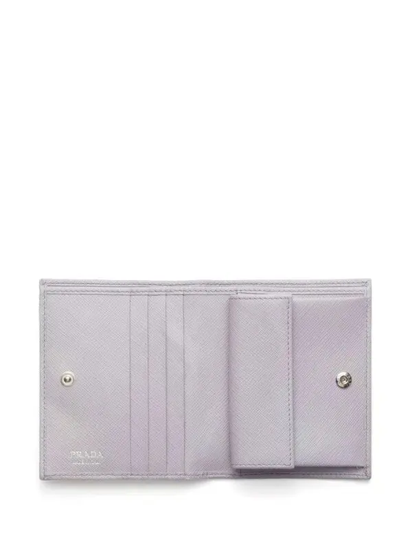 Prada Small Triangle-logo Leather Wallet