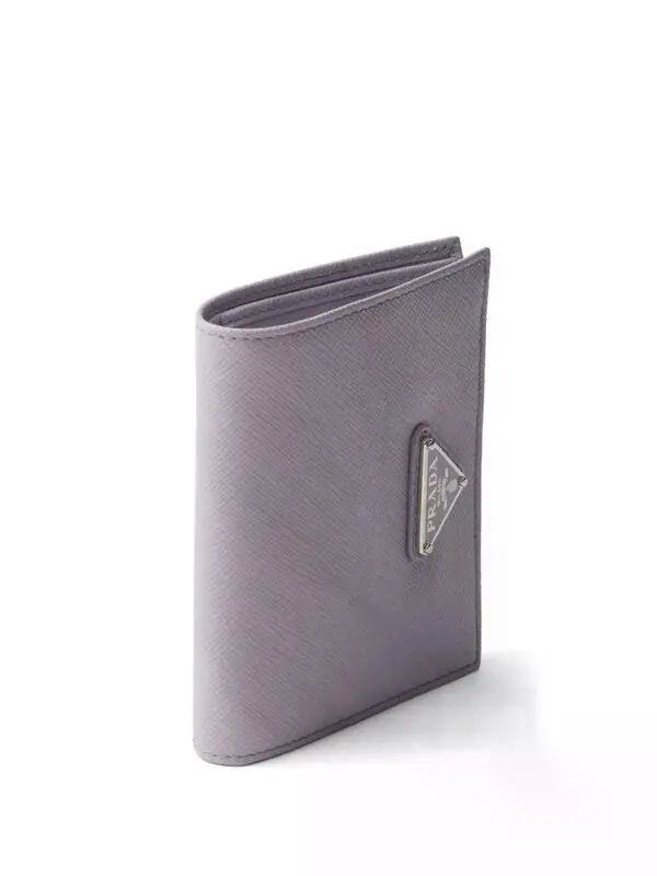Prada Small Triangle-logo Leather Wallet