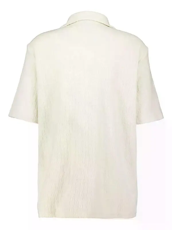 Off-White Logo Terry Bowling Shirt - Neutrals