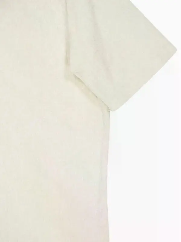Off-White Logo Terry Bowling Shirt - Neutrals