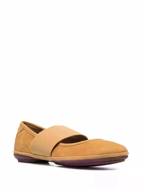 Camper Nina Suede Ballerina Shoes