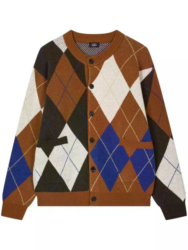 STUDIO TOMBOY Argyle-pattern Cardigan