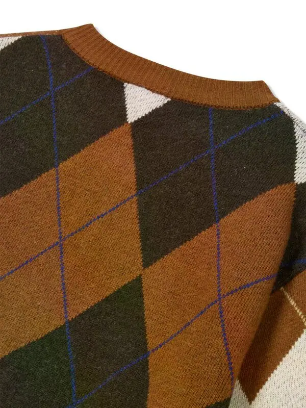 STUDIO TOMBOY Argyle-pattern Cardigan