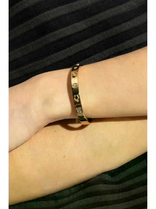 COACH Crystal-embellished Bracelet - Gold