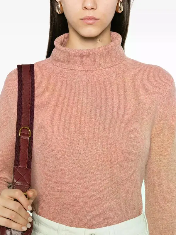 Aspesi Mélange-effect Roll Neck Sweater
